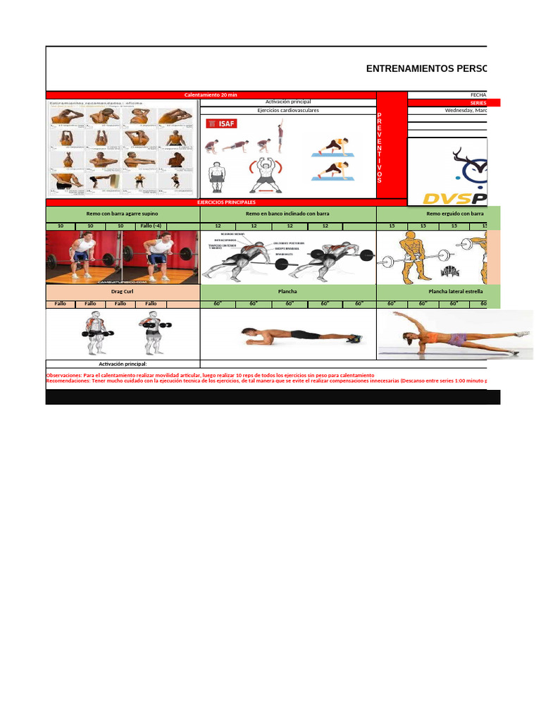 Santi #4 | PDF | Entrenamiento con pesas