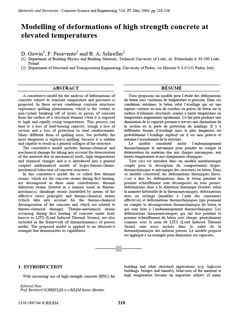 LectureNotes Concrete CCCC | PDF | Deformation (Engineering) | Concrete