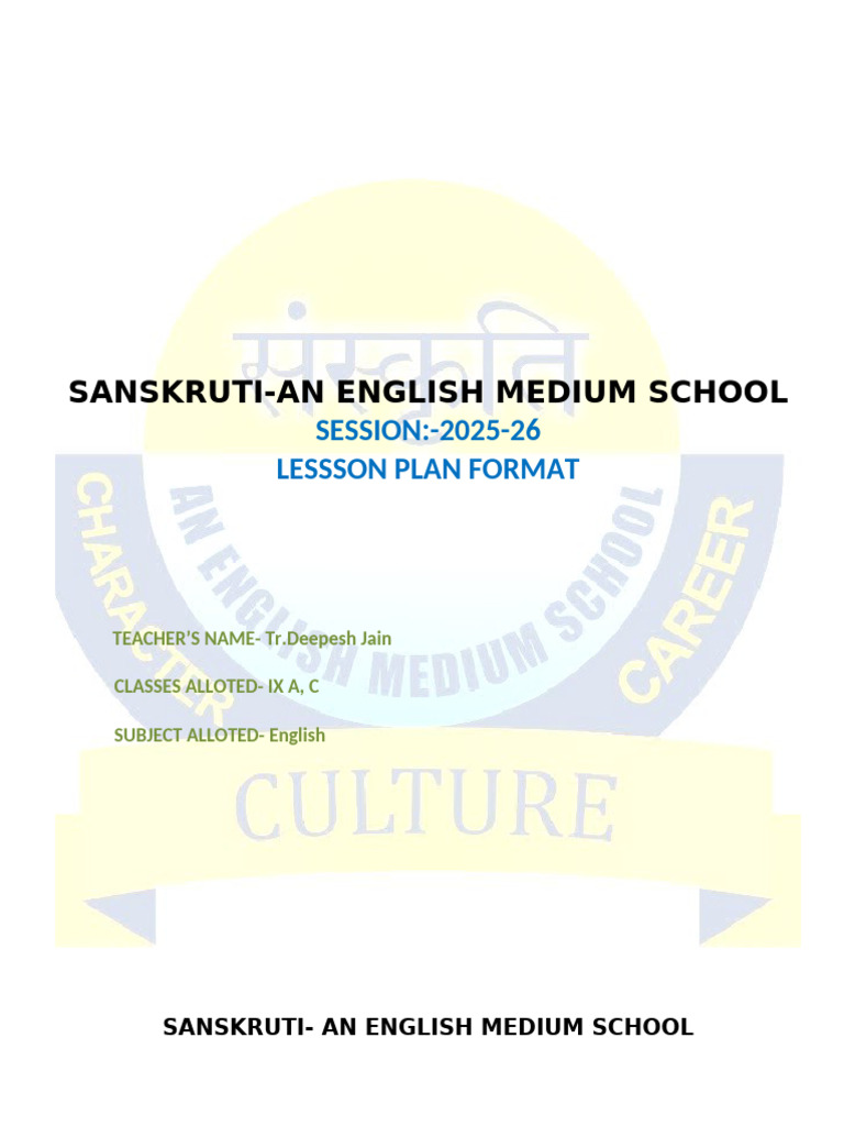 English Lesson Plan: A House is Not a Home | PDF | Lesson Plan ...