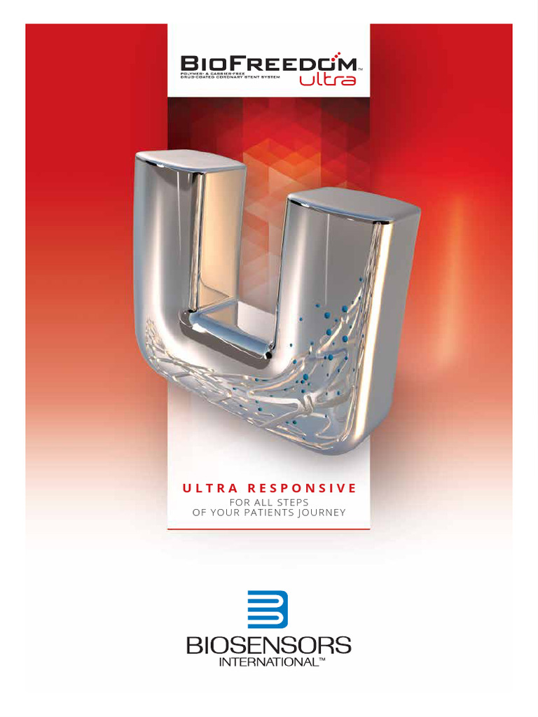 BioFreedom™ Ultra: Advanced DAPT Solutions | PDF | Stent | Internal ...