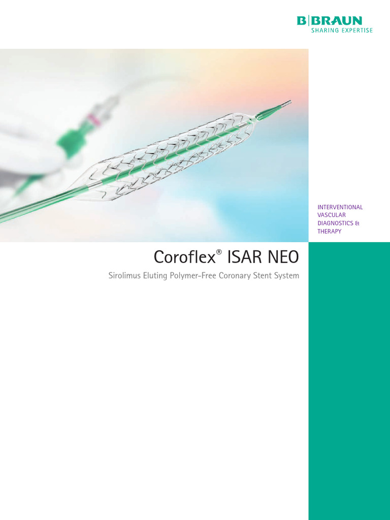 Coroflex ISAR NEO Stent System Overview | PDF | Medical Equipment ...