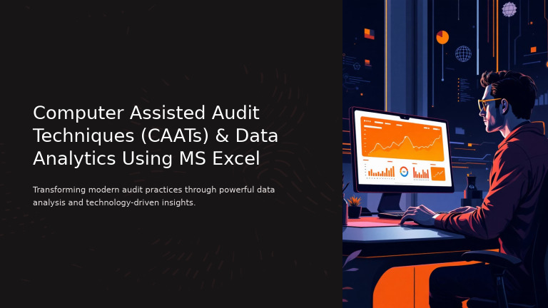 1 Computer Assisted Audit Techniques CAATs and Data Analytics Using MS Excel | PDF