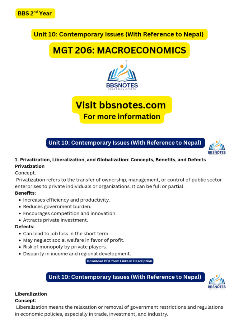 10 - Contemporary Issues | PDF | Economic Growth | Economies