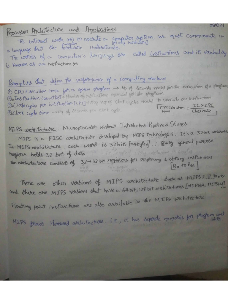 PAA 1 - MIPS Architecture Basics, Single Cycle and Multicycle Datapath ...