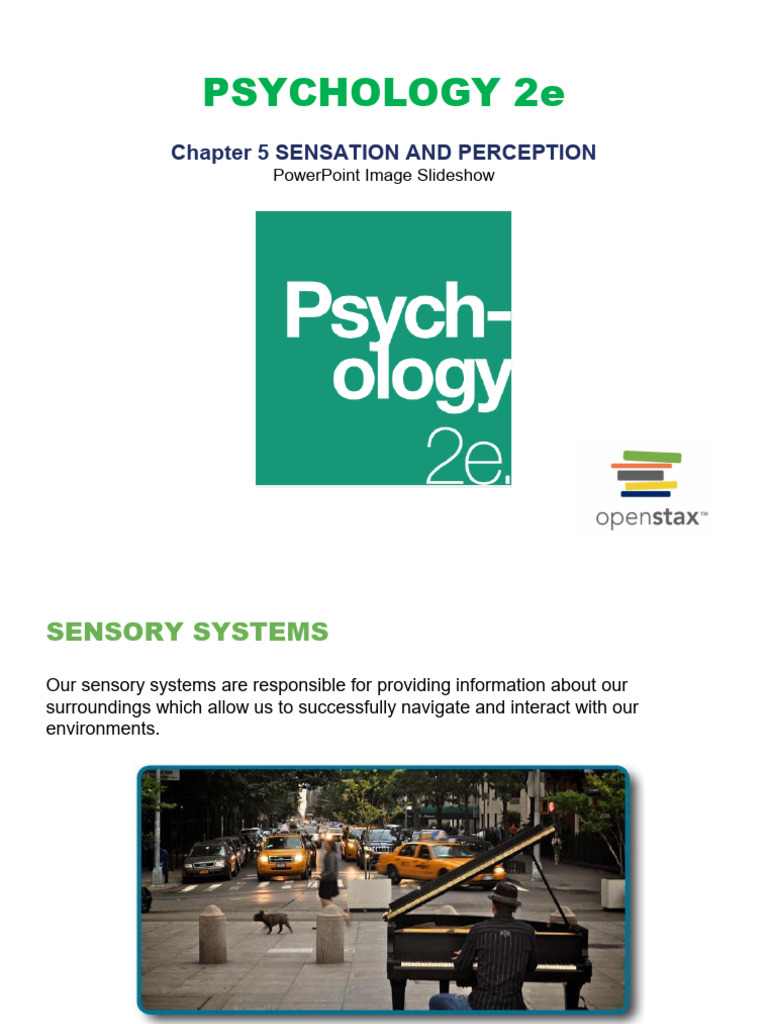 OpenStax Psychology2e CH05 LectureSlides | PDF | Auditory System | Senses
