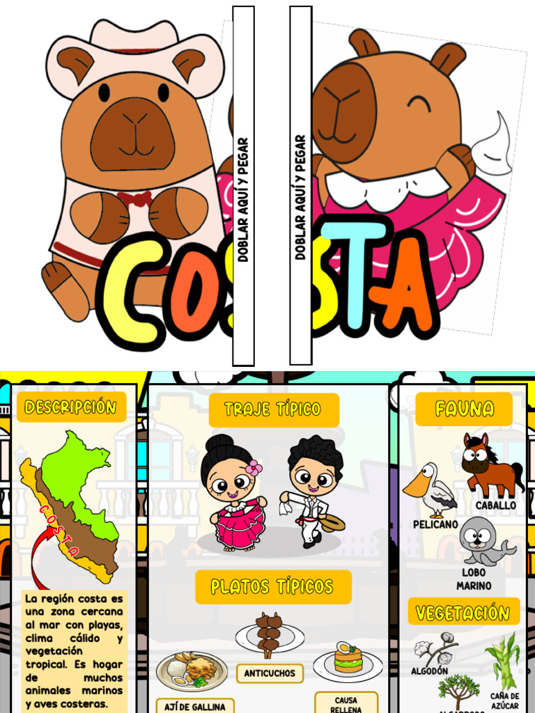 Platos y fauna de la costa peruana | PDF