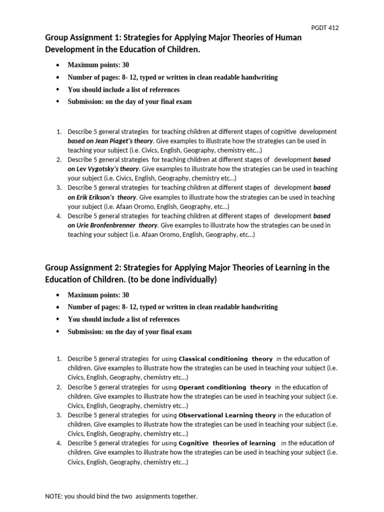 Human Development Theories in Education | PDF | Cognitive Development ...