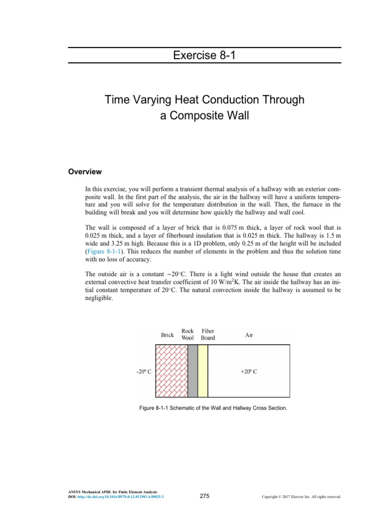 Exercise 8 1 - Time Varying Heat Conducti - 2017 - ANSYS Mechanical ...