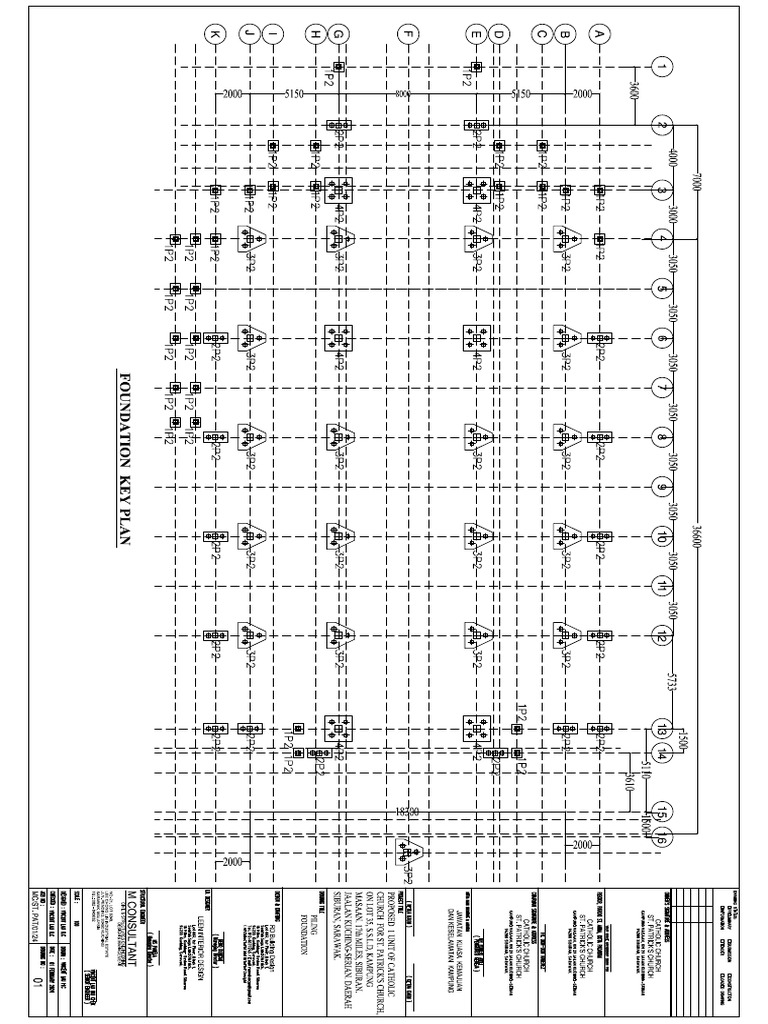 ST Patrick KPG Masaan Foundation Drawing Foundation 01 | PDF