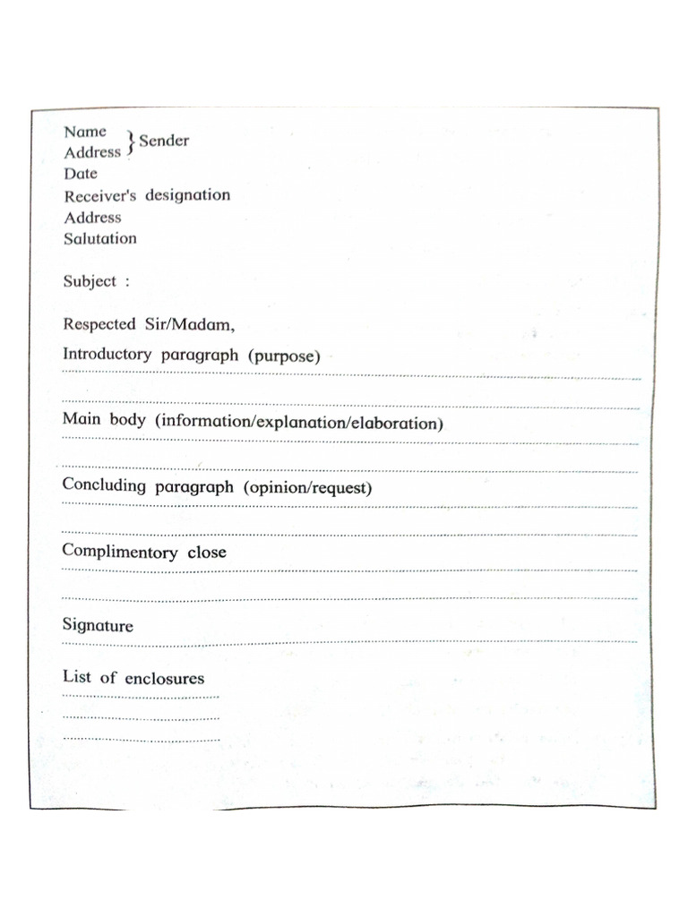Letter Format Only | PDF