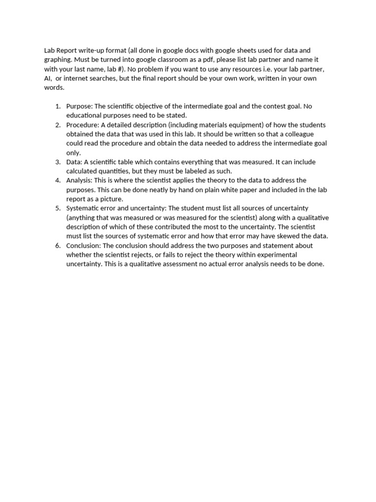 Lab Report Write-Up | PDF