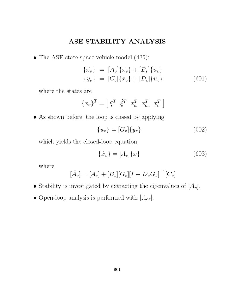 Ase Stability 1 | PDF | Eigenvalues And Eigenvectors | Mechanics