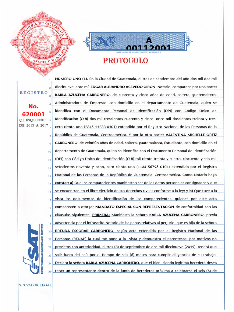 Protocolo Completo Notariado III 5 | PDF | Guatemala | Propiedad