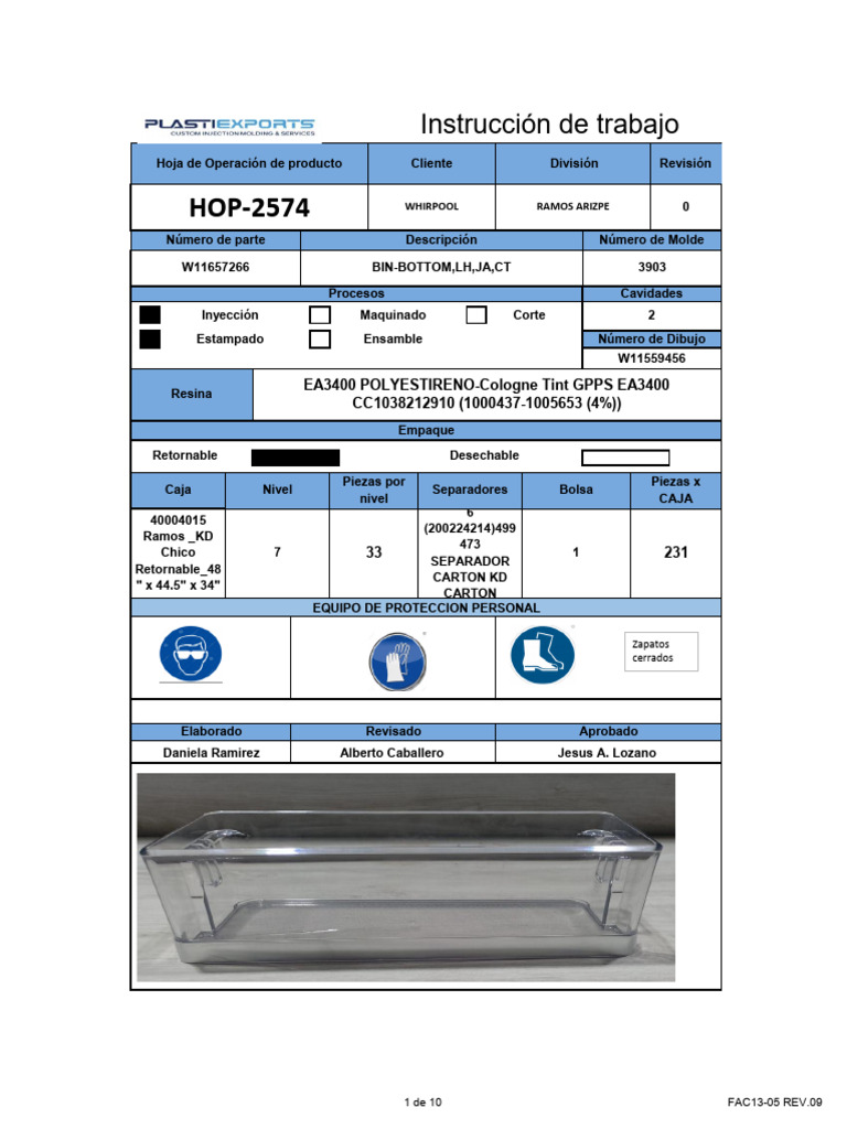 HOP-2575 56266 BIN BOTTOddKQKW | PDF
