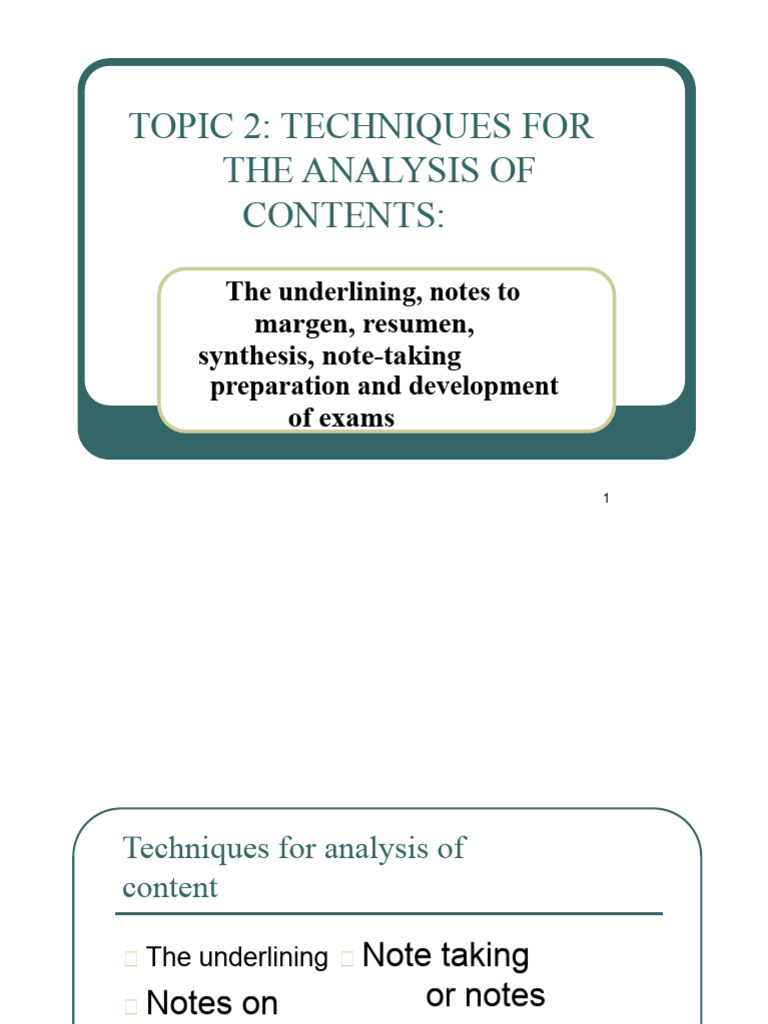 The Underlining, Margin Notes, Summary, Synthesis, Note Taking, Exam ...
