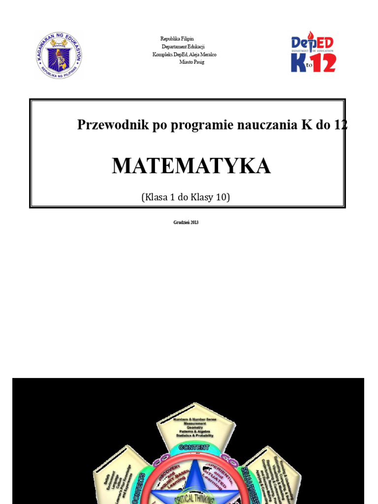 K Do 12 Przewodnik Po Programie Nauczania Matematyki 7 PDF | PDF