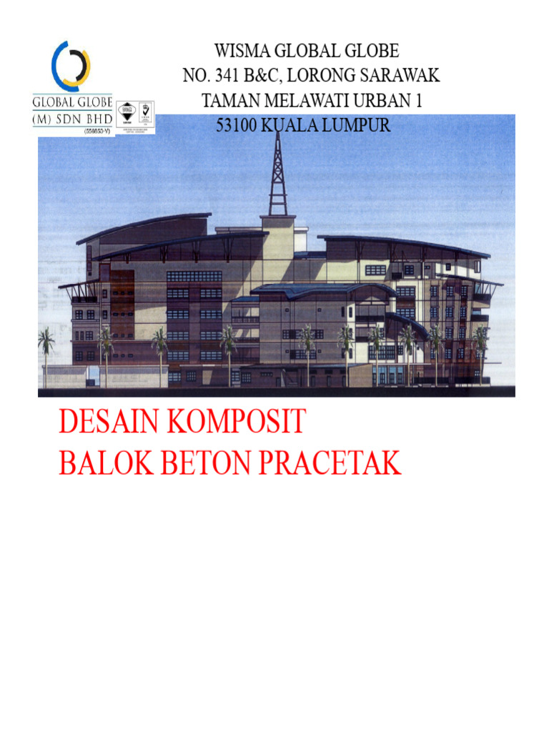 Desain dan Analisis Balok Komposit | PDF