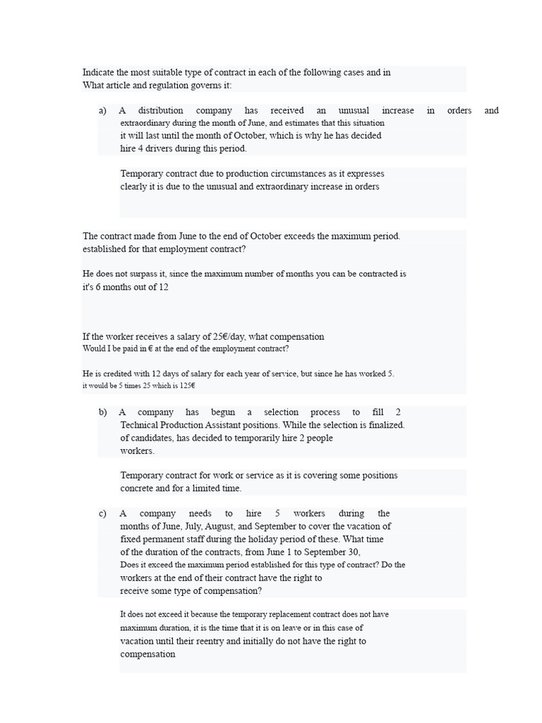 EXERCISE 3 | PDF | Employment | Salary