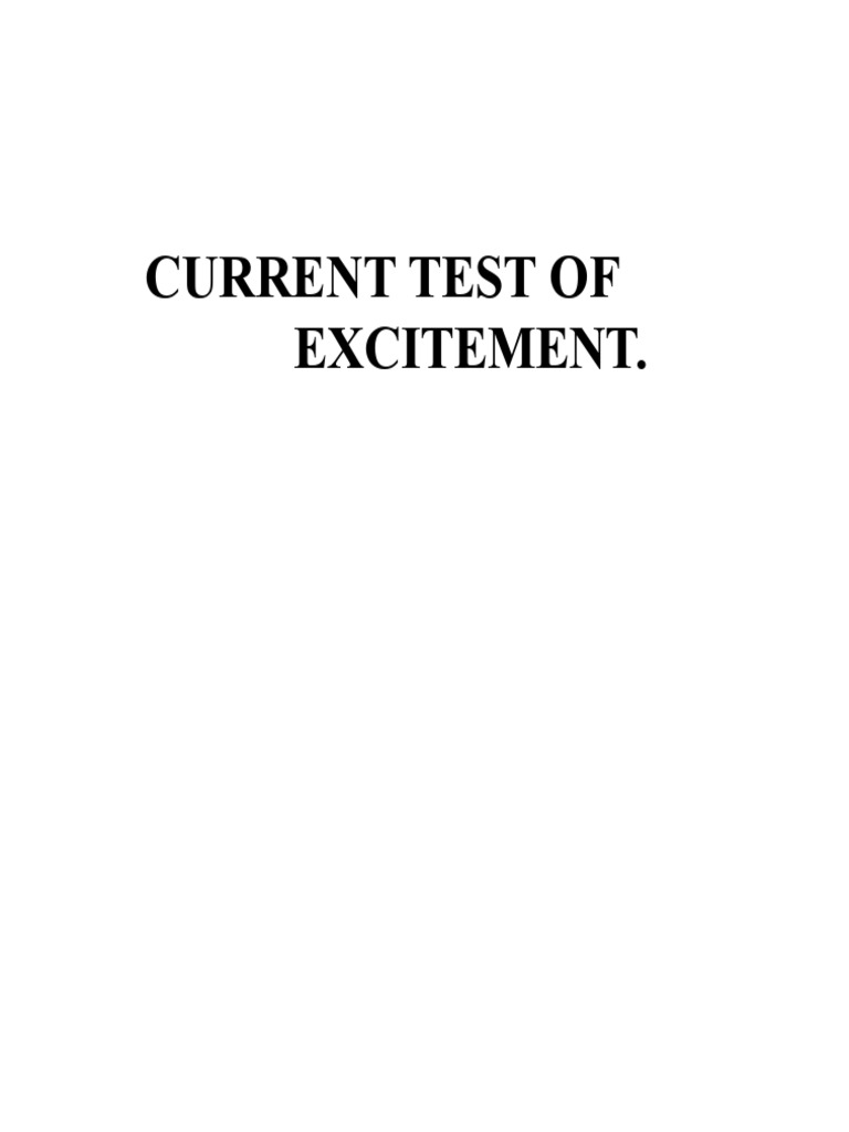 Excitation Current Test | PDF | Transformer | Voltage