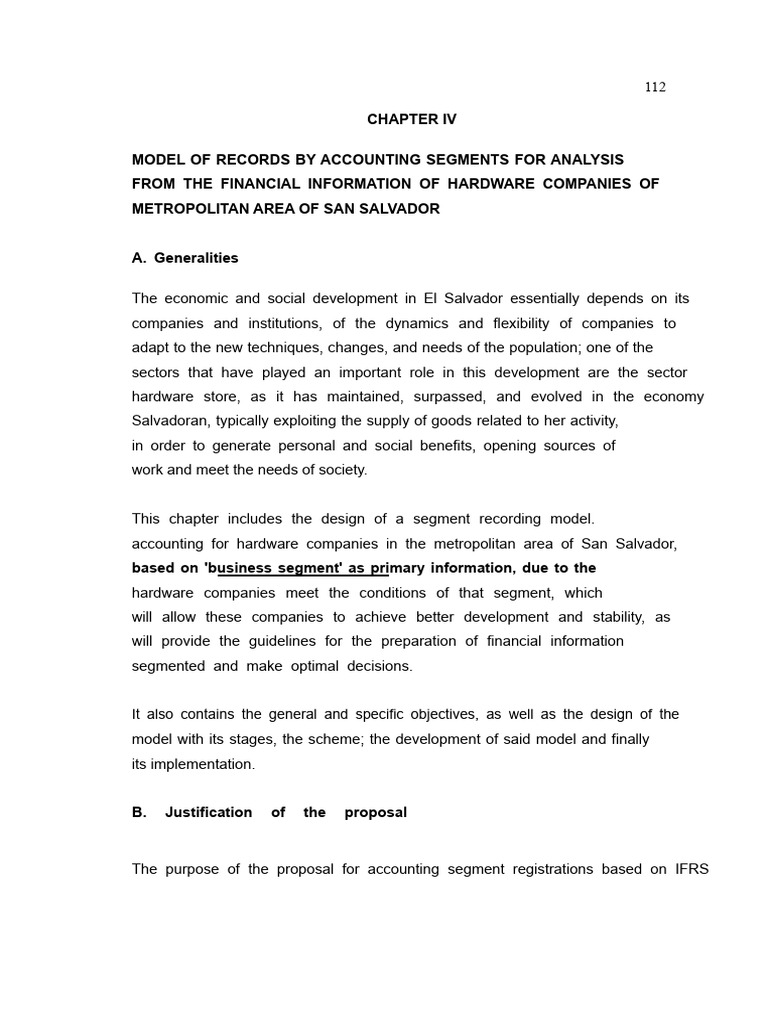 Example of Segment Financial Information | PDF | Debits And Credits ...