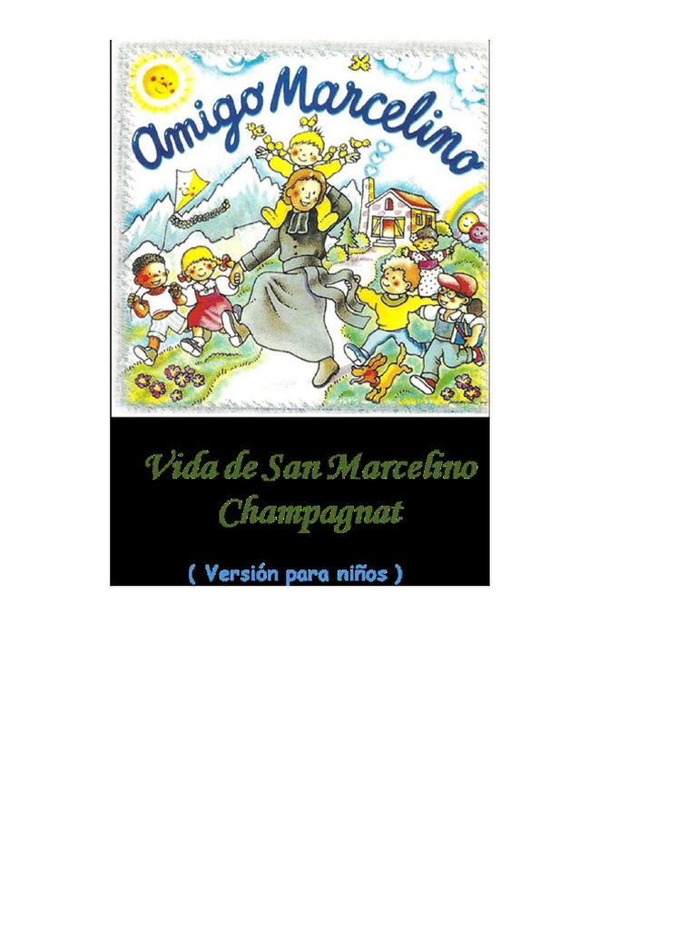 Saint Marcelino Champagnat (Comics) | PDF | Mary, Mother Of Jesus