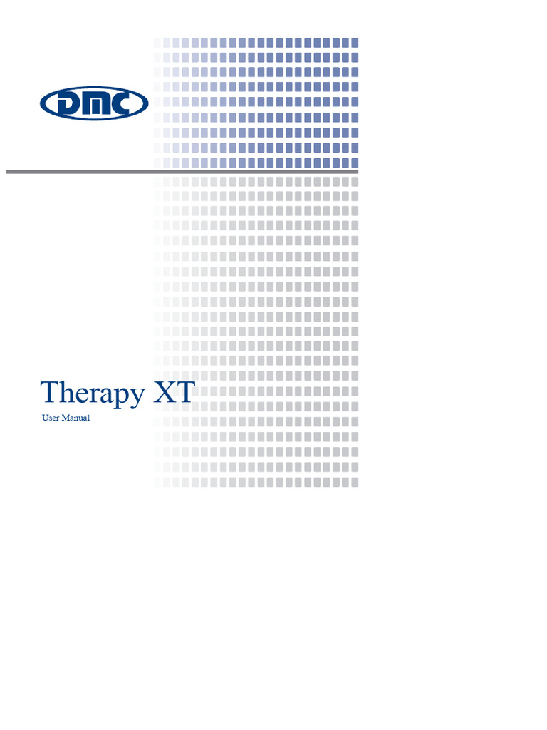 Manual Therapy XT Port | PDF | Hertz | Electromagnetic Radiation