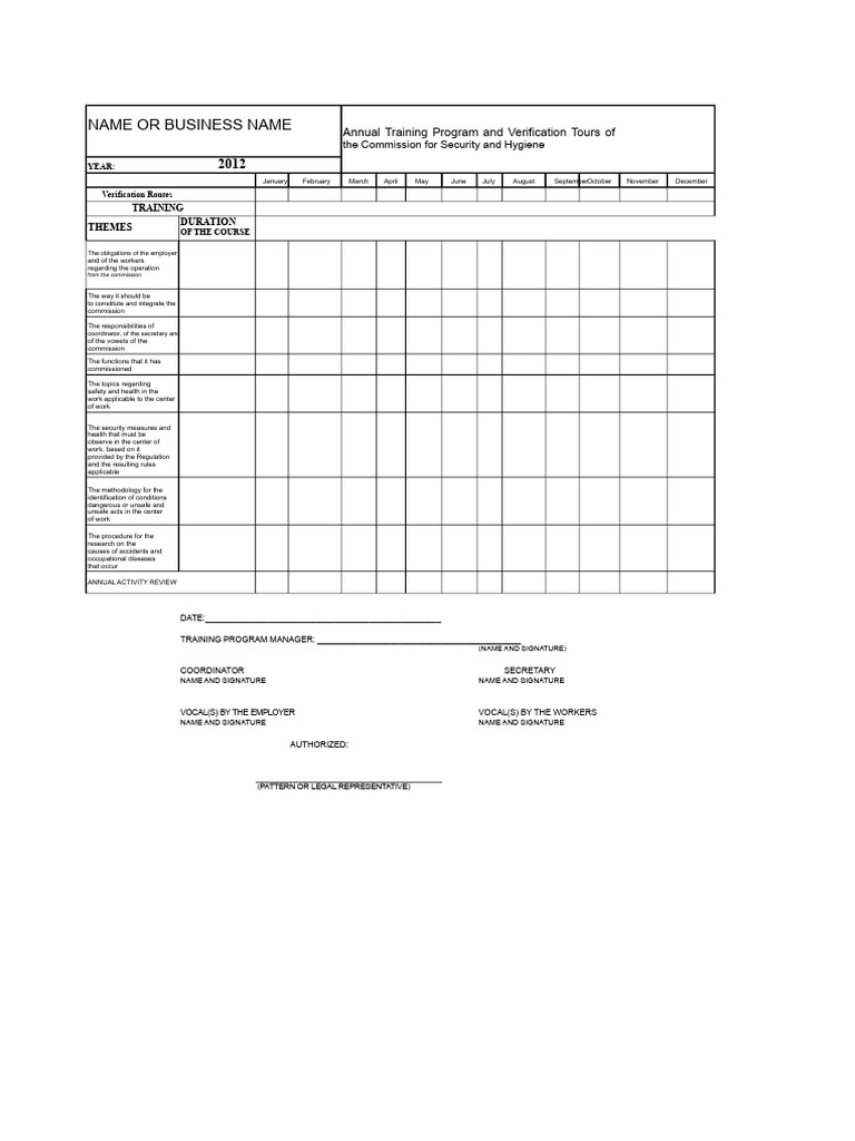 Format To Verify Safety and Hygiene | PDF