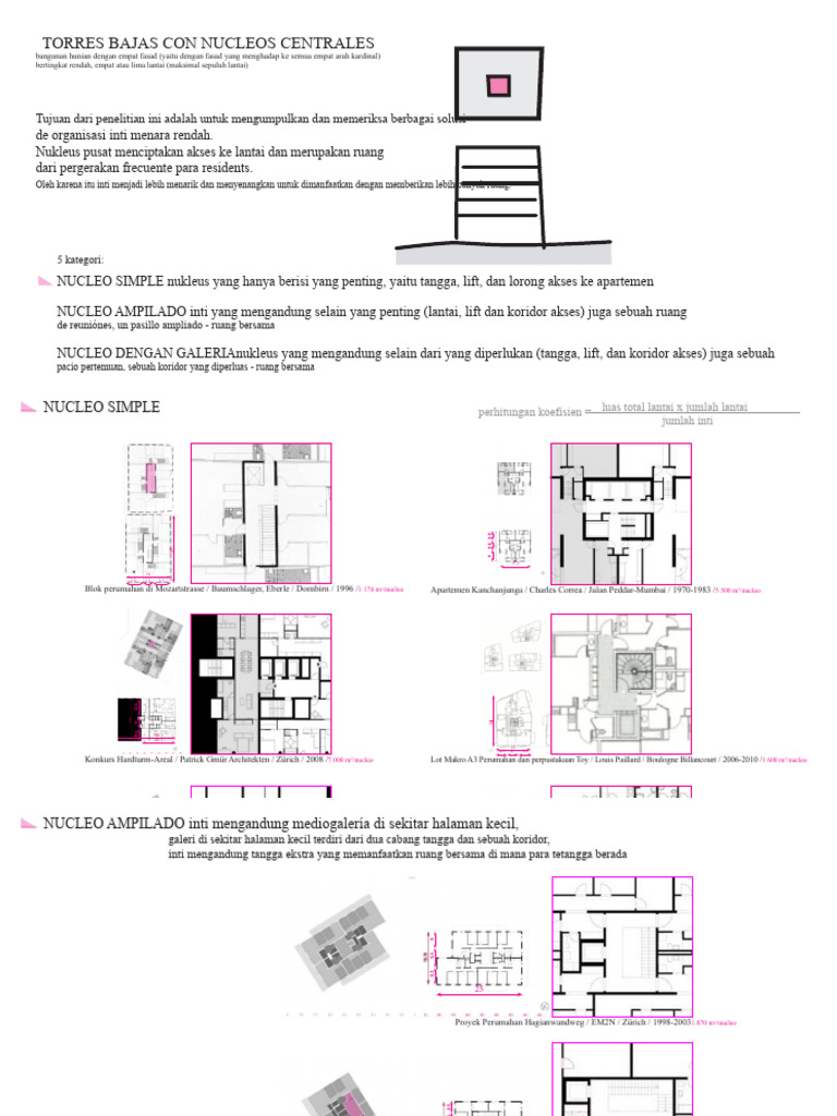 Solusi Desain Nukleus Pusat untuk Torres Bajas | PDF