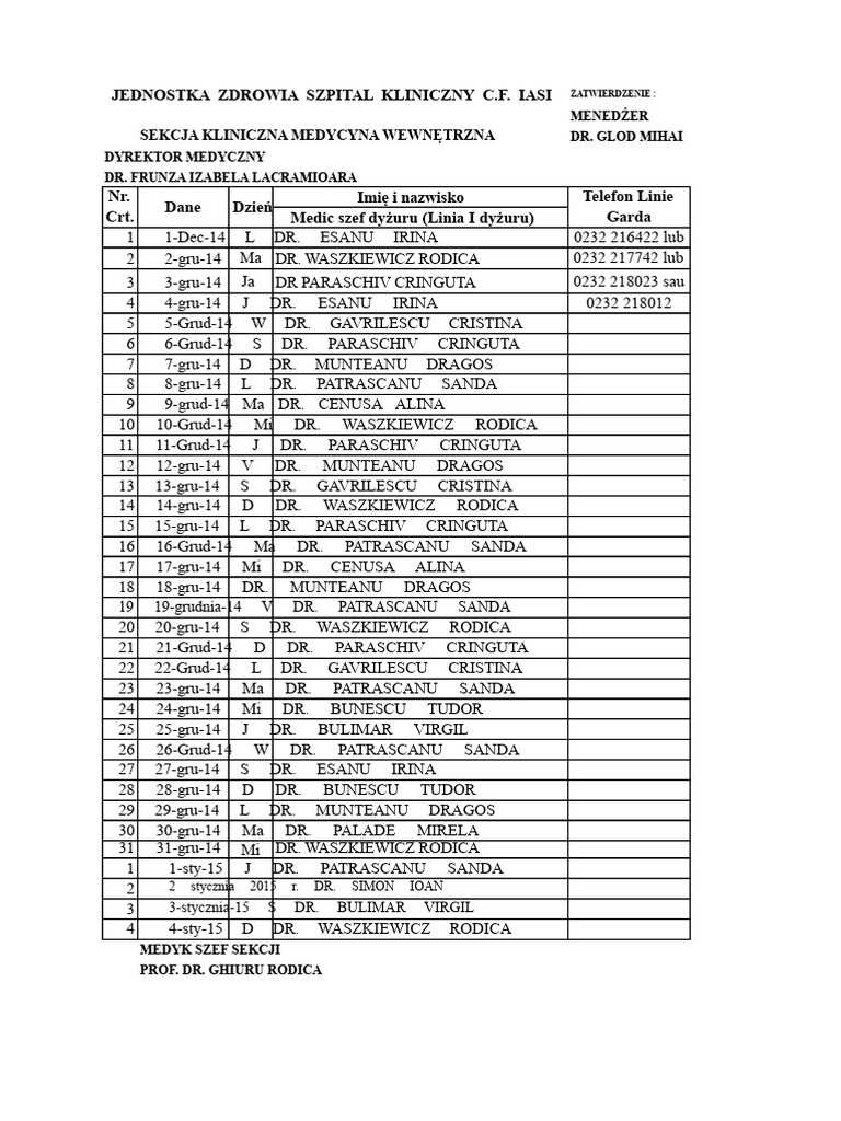 Lista Garzi | PDF