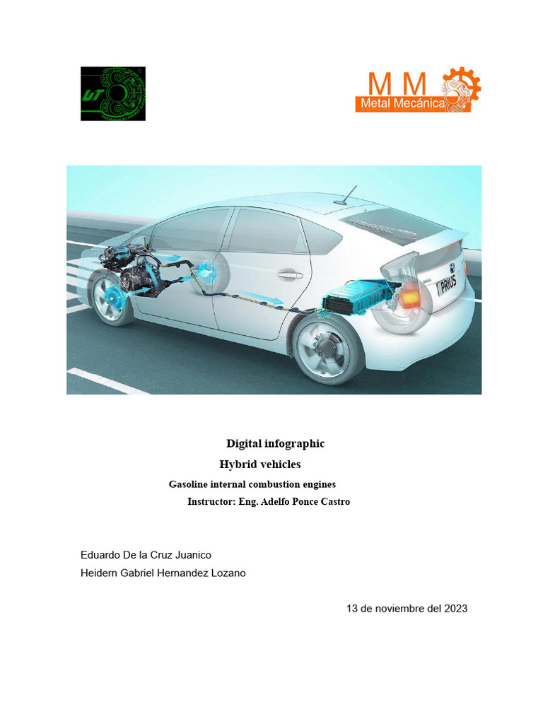 Digital Infographic - Hybrid Engines | PDF | Hybrid Vehicle | Engines