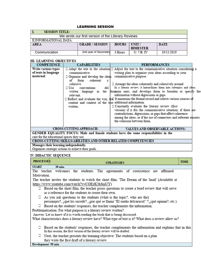 Communication Session | PDF | Teachers | Information