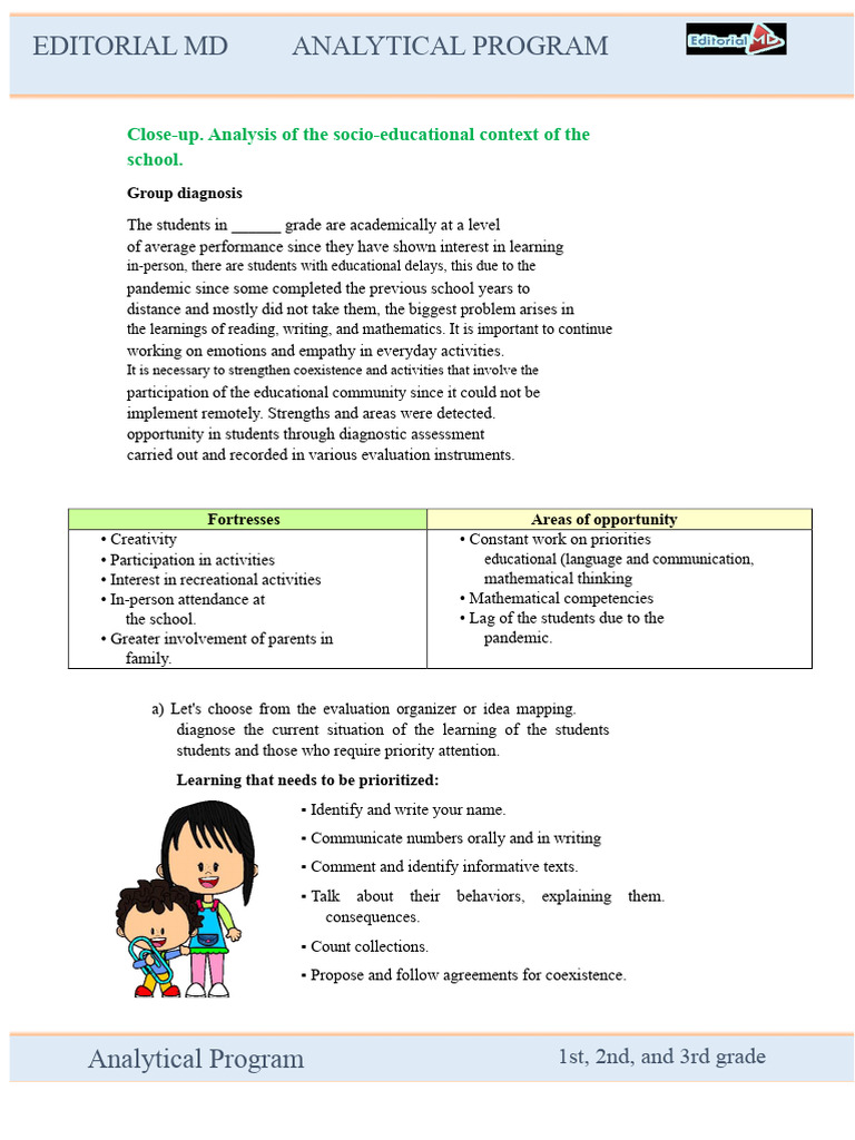 Analytical Program 1st. 2nd. 3rd. | PDF | Learning | Knowledge