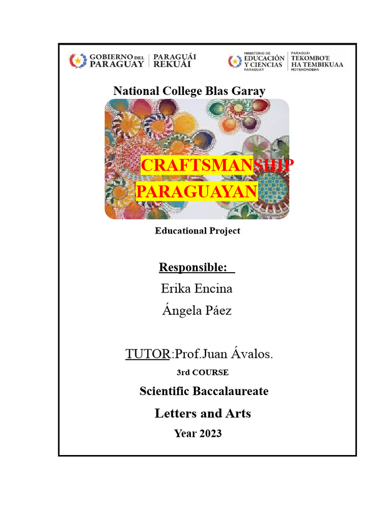 Paraguayan Crafts | PDF | Crafts | Paraguay