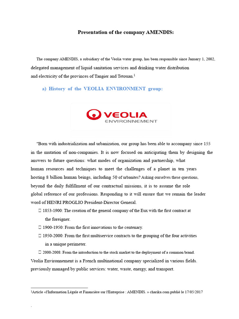 Management Control Amendis Tanger | PDF | Budget | Business