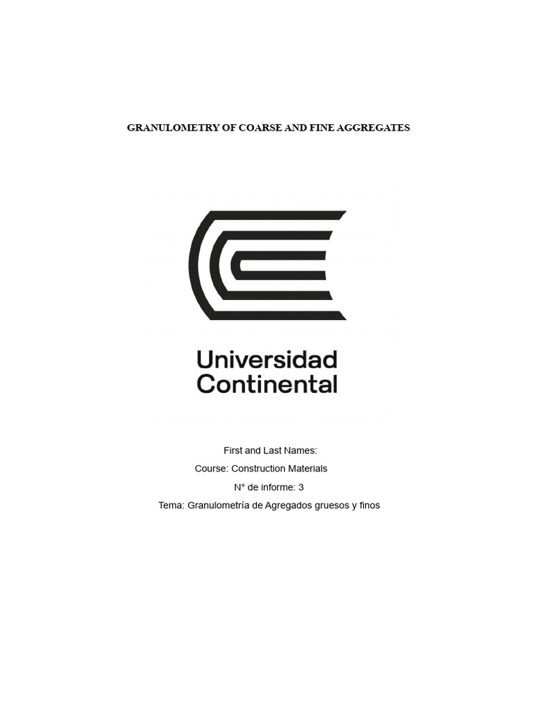 Granulometry of Coarse and Fine Aggregates | PDF | Construction ...