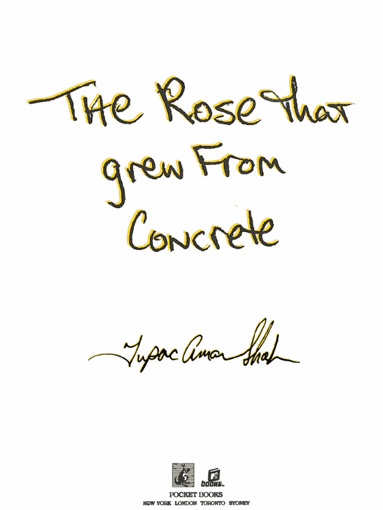 The Rose That Grew From Concrete | PDF