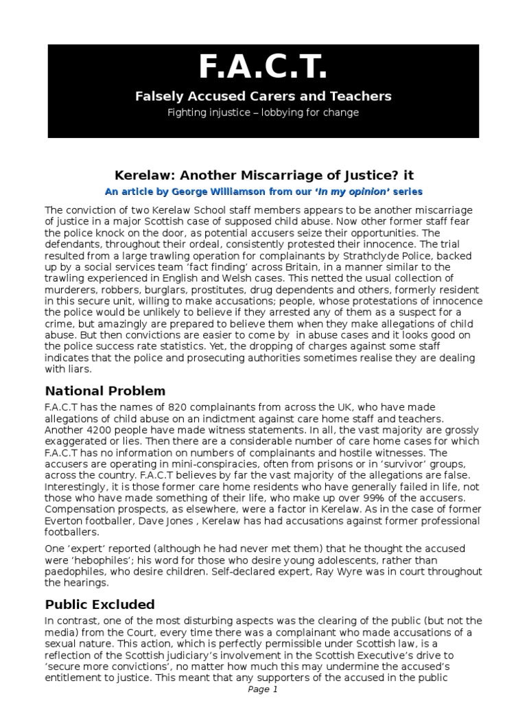 Kerelaw: Another Miscarriage of Justice | PDF | Miscarriage Of Justice ...