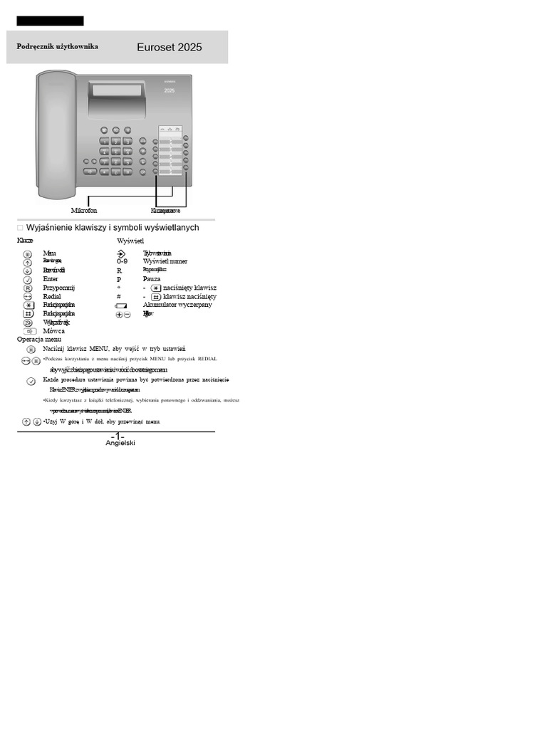 Siemens Euroset | PDF