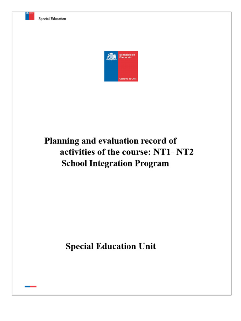 Special Education Program Planning Guide | PDF | Curriculum | Teachers