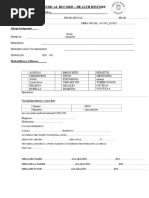 BTVI Medical Record Form | PDF | Medical Specialties | Clinical Medicine