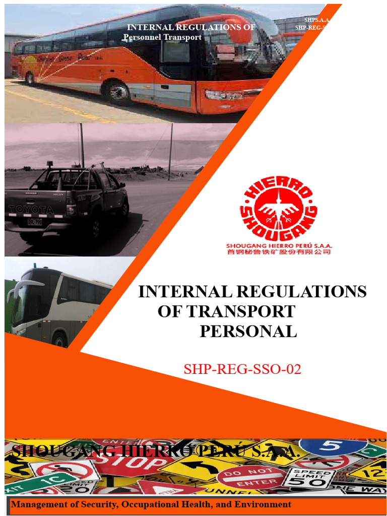 Internal Regulations for Personnel Transport | PDF | Traffic | Seat Belt
