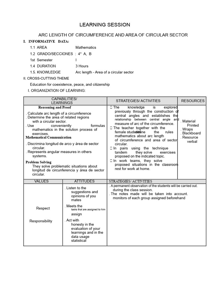 Learning Session | PDF | Area | Angle