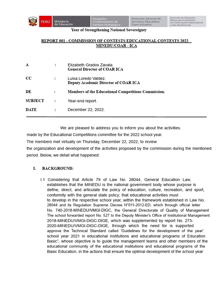 REPORT No. 001 COMPETITION COMMISSION-2022 | PDF
