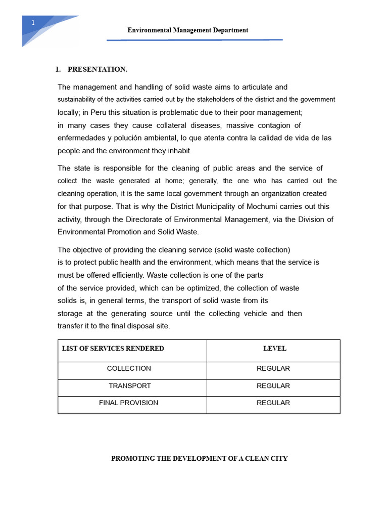 Collection Plan and Routes | PDF | Waste | Waste Management