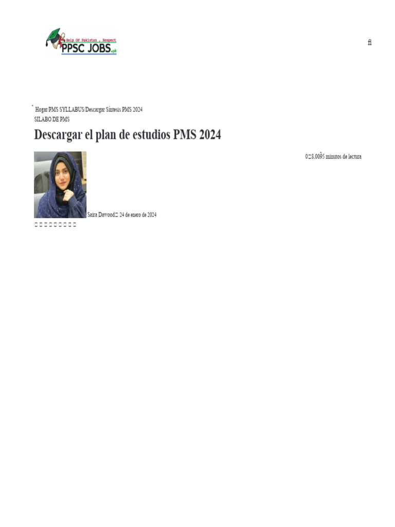 Descargar El Plan de Estudios PMS 2024 | PDF | Plan de estudios