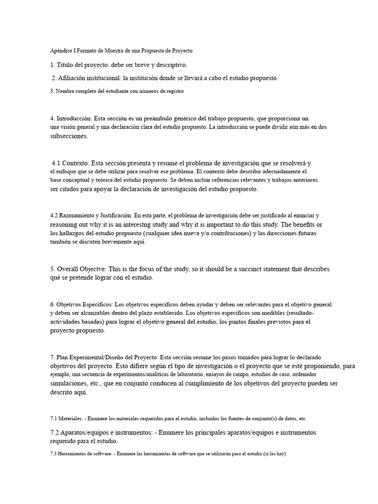 Propuesta de Proyecto Mini Proyecto | PDF | Experimentar | Software