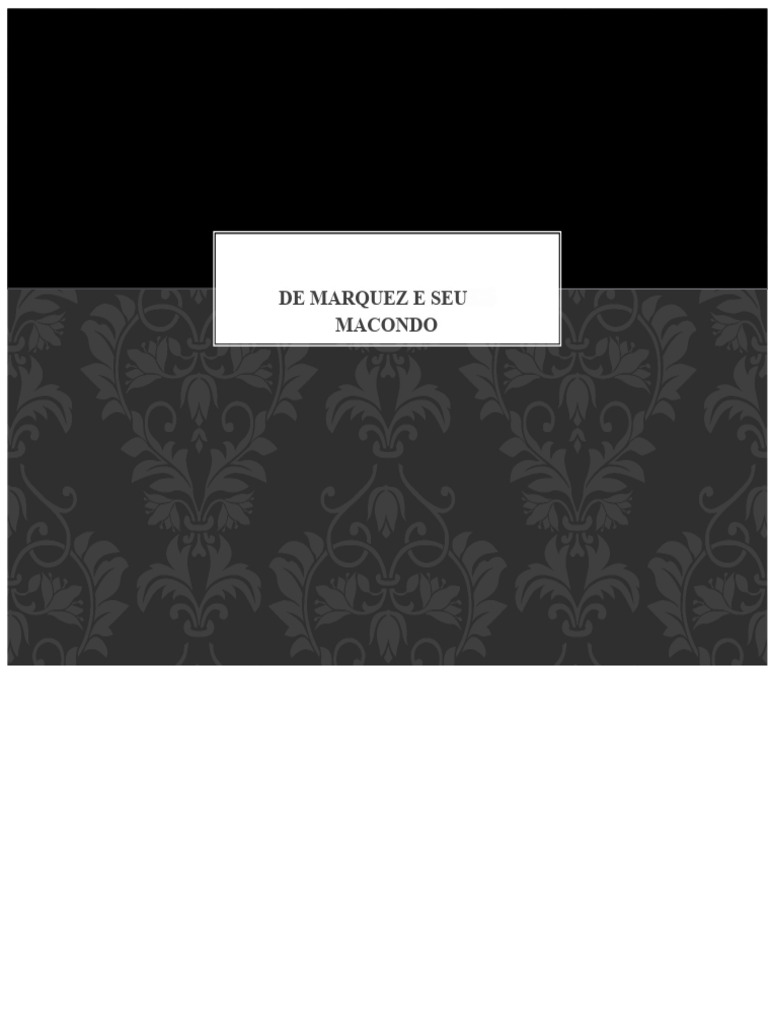 Cem Anos de Solidão | PDF | Pós-modernismo