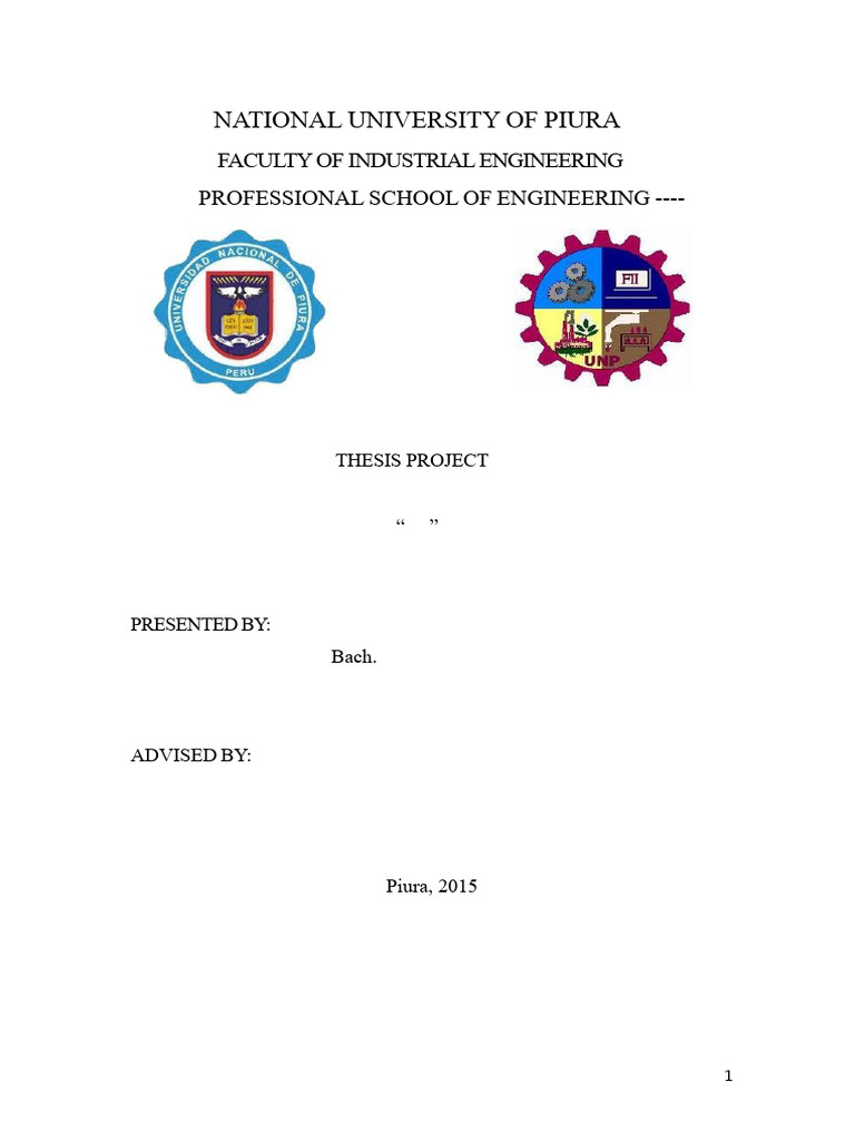 Thesis Project Format Unp - Original | PDF | Methodology | Hypothesis