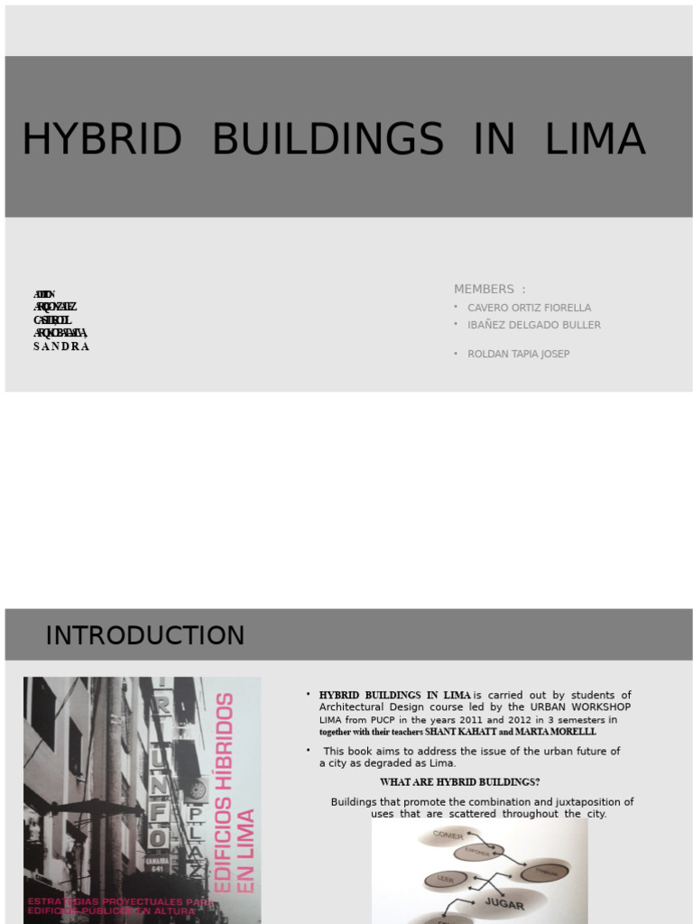 Hybrid Buildings Lima | PDF | Lima