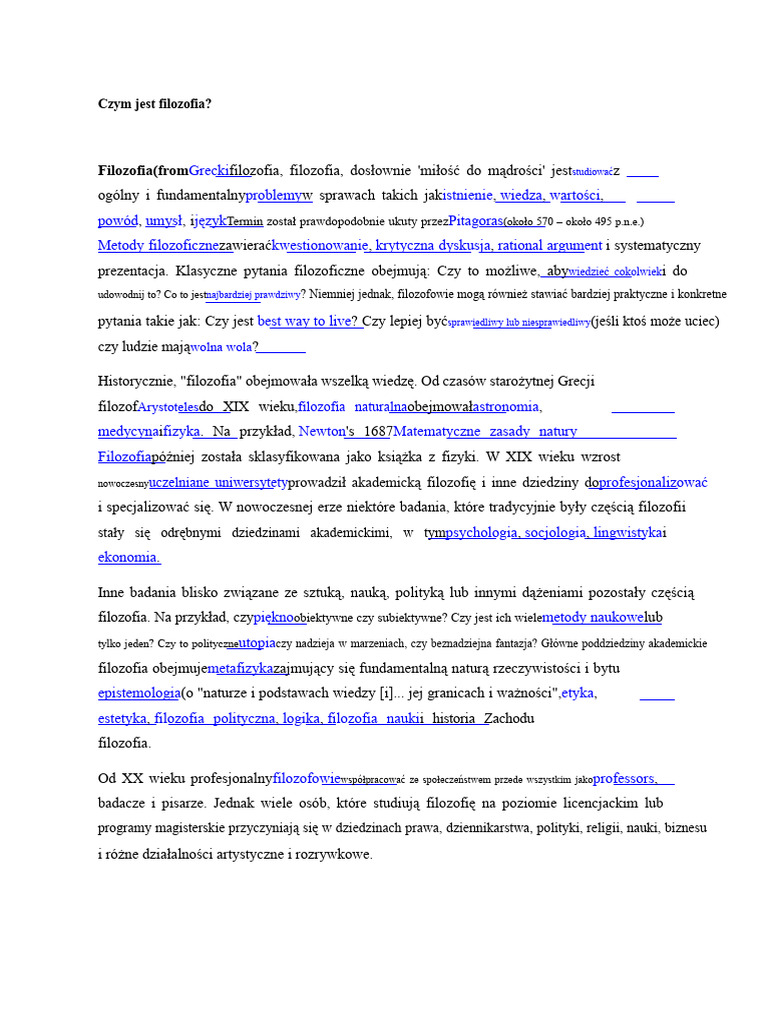 Czym Jest Filozofia | PDF